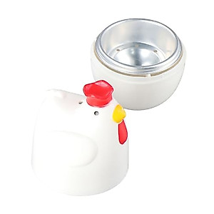 Microwave Egg Boiler,Chicken Shaped Microwave Egg Steamer Cooker Boiler Steamer Gadgets Cook Soft and Hard Boiled Egg Kitchen Tool