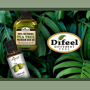 Difeel Hemp 99% Natural Hemp Hair Oil - Scalp Care 7.78 ounce (Pack of 3)