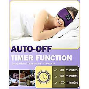 Sleep Headphones, White Noise Sleep Mask 3D Music Bluetooth Sleeping Eye Mask Sleeping Headphones for Side Sleepers Sleep Mask with Bluetooth Headphones Gifts for Men Women