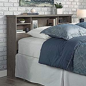 Sauder River Ranch Full/Queen Bookcase Headboard Mystic Oak, Mystic Oak Finish