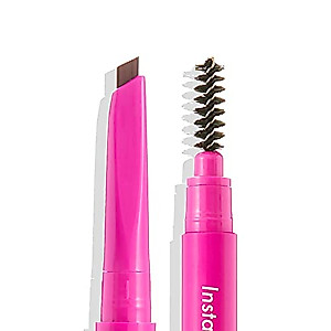 ModelCo Instant Brows Retractable Pencil - With A Smooth Wax Formula - Creates Natural Looking Arches - Adds Shape, Color And Density For A Perfect Finish - Medium Dark - 0.01 Oz Eyebrow Pencil