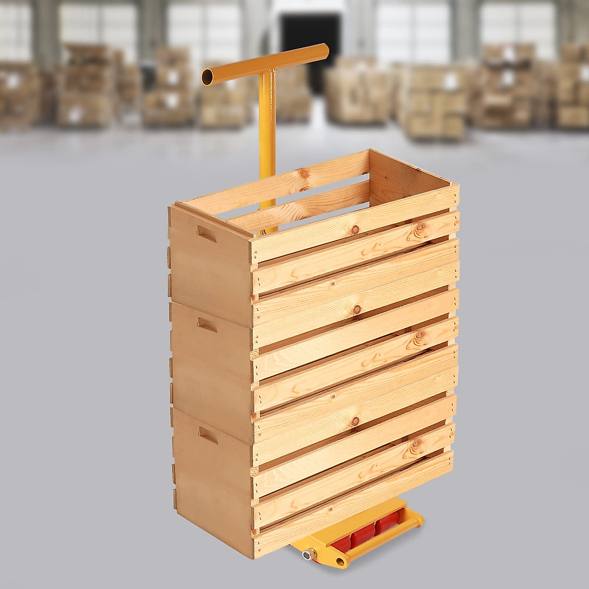 Heavy Duty Machine Dolly Skate, Machinery Roller Mover with Steering Handle, 8T 17600lbs Machine Moving Skates Industrial Machinery Mover Rotating Roller (15t 33000lbs)