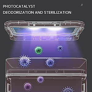 DOUBA Smart Sensor Trash Can Stainless Steel Rectangle Trash Bin High Foot Rubbish Bin Kitchen Sorting Garbage Can Automatic Waste Bin