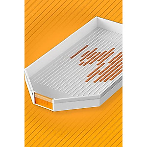 Bead Organizer Used for Diamond Painting Storage Tray with Lid and Funnel Insert, Large Art Bead Storage Container for Diamond Dot, Rhinestones, or Beads