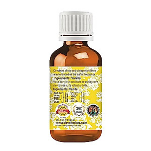 Deve Herbes Pure Vanilla Essential Oil 30ml (1 oz)