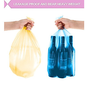 Small Trash Bag, 2.6 Gallon Garbage Bags FORID Bathroom Trash can Liners for Bedroom Home Kitchen 150 Counts 5 Color