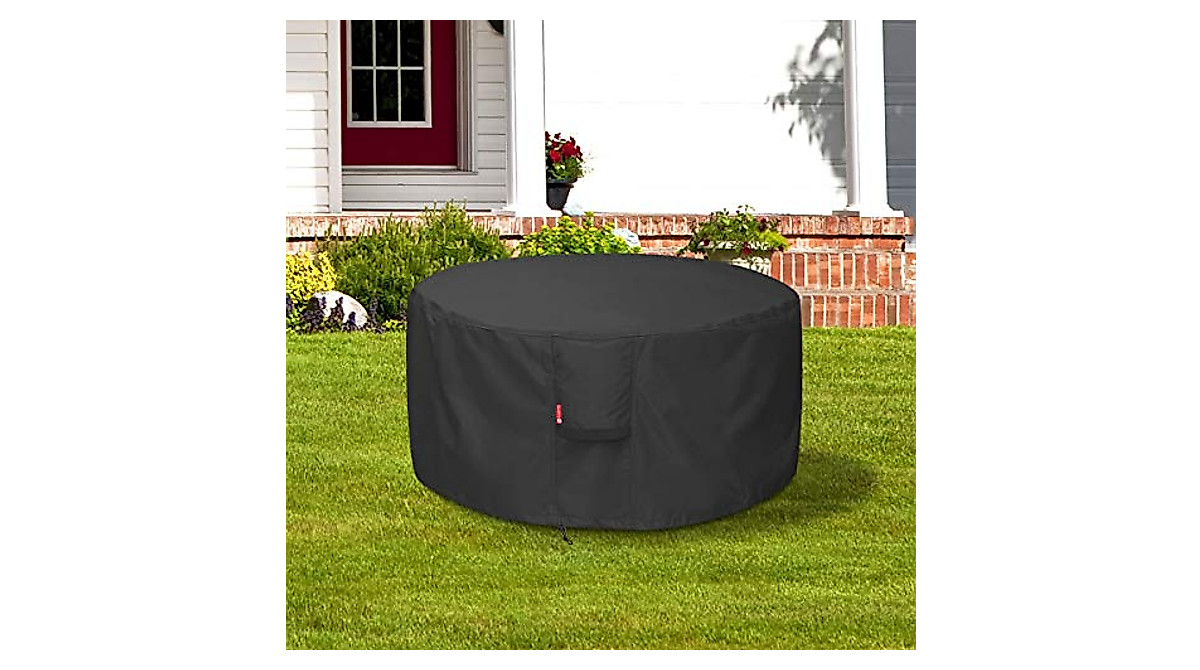 Heavy Duty Waterproof Fire Pit Cover - Fits 44" Round Fire Bowls