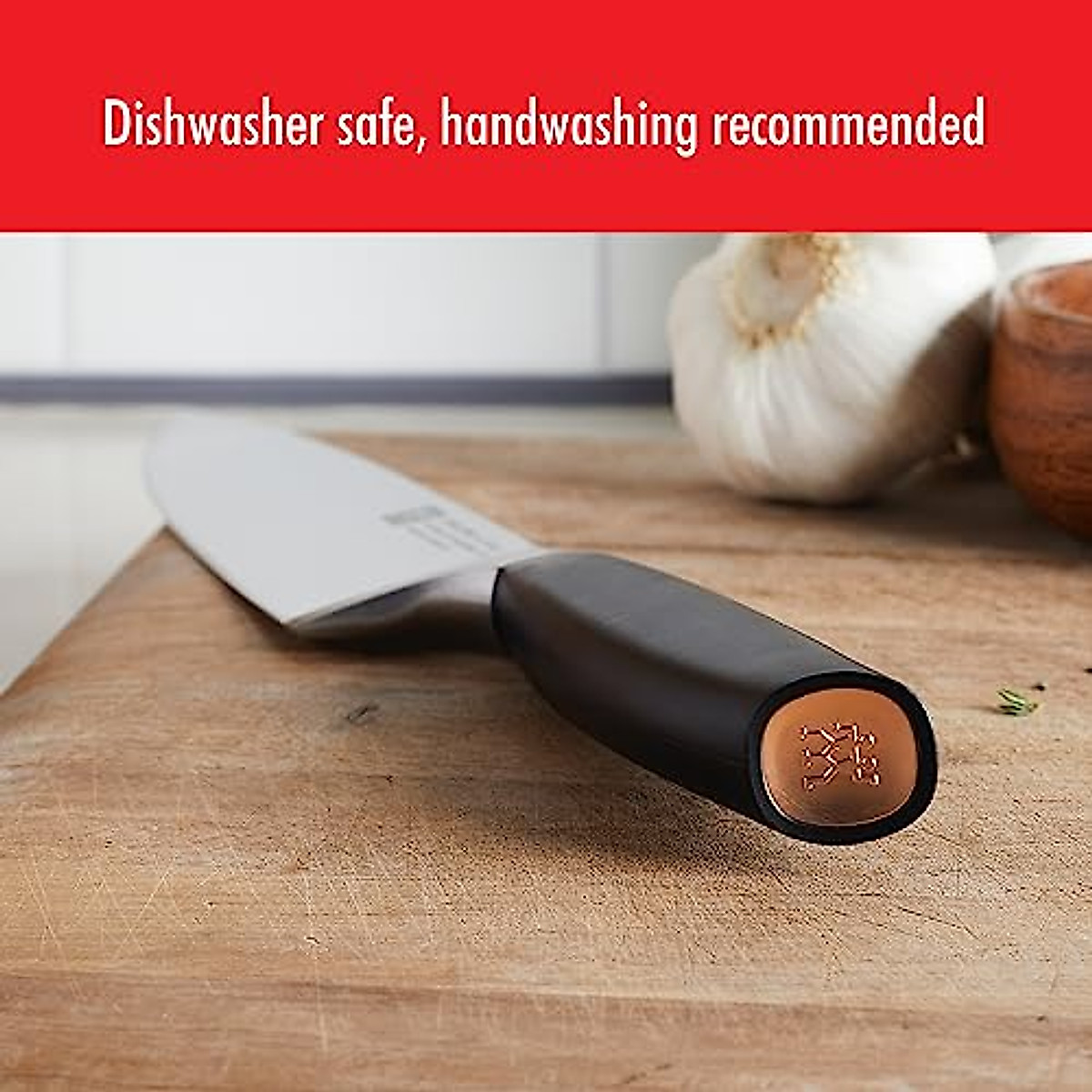 Zwilling All Star 6-inch Meat Cleaver Knife, Razor-Sharp German Knife, Made in Company-Owned German Factory with Special Formula Steel perfected for almost 300 Years, Rose Gold End Cap