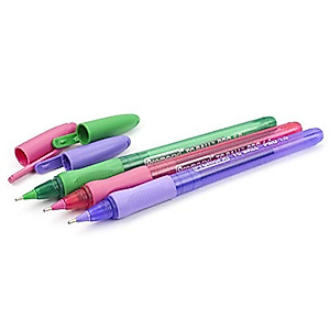 Promarx Tc Ball Pro Grip Fashion Ballpoint Pens, 1.0 mm, Assorted Colored Ink, 6-Count