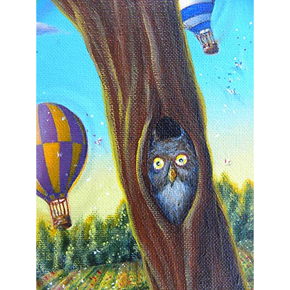 Joseph KALIHER (Texas 1970) PARABLE OF THE SOWER OF MEMES OIL on CANVAS cm 40x60