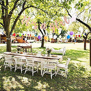 Rose Gold Glitter It's A Girl Banner, Baby Shower Baby Girl Party Pregnant AF Baby 1st 2nd Birthday Party Decorations Party Supplies