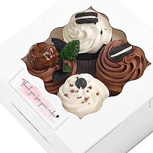 3"x 1" Thank You for Your Order Stickers, Pink Thank You Stickers for Small Business Packaging, Envelopes, Bubble Mailers and Gift Bags Packaging (4 Roll, Thank You for Your Order)