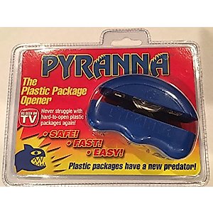 New! Pyranna Plastic Package Opener, Safely Open Packages! As Seen on TV! 2016! ;supply_from:morenoprince