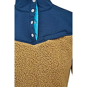 Spyder Active Sports Womens Vista Snap Pullover, Camel, Medium