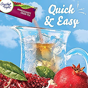 Crystal Light Sugar-Free Pomegranate Green Tea Naturally Flavored Powdered Drink Mix 5 Count Pitcher Packets