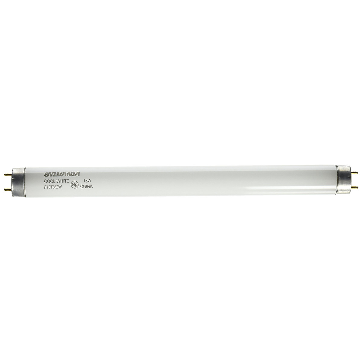 Sylvania 21766 - F13T8/CW Straight T8 Fluorescent Tube Light Bulb