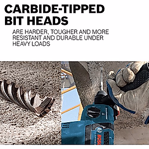 BOSCH HC2102 5/8 in. x 6 in. x 8 in. Bulldog SDS-Plus Rotary Hammer Bit