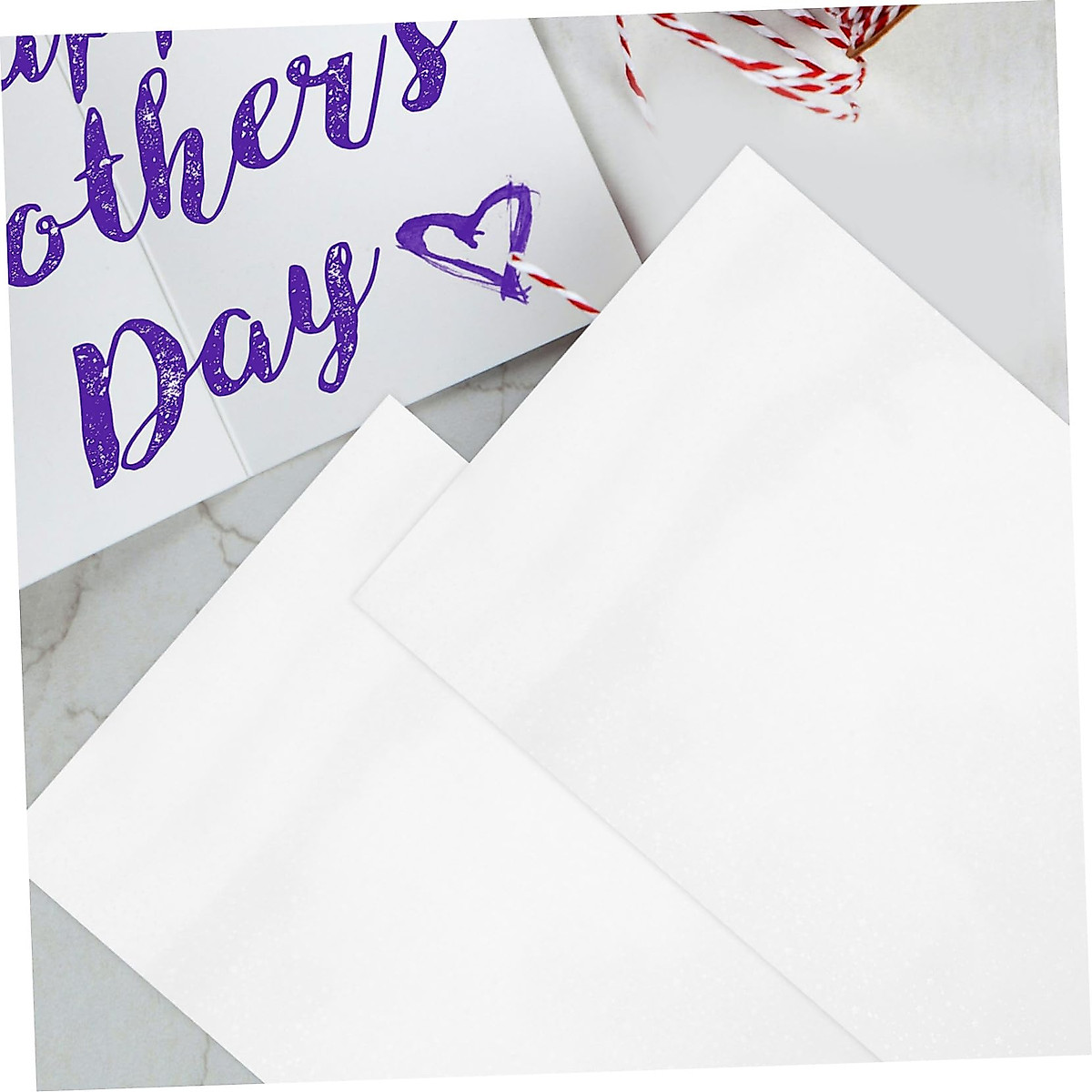 VILLCASE 20 Sheets Sheet Paper Film Glitter Holographic Overlay Paper Construction Papers Cold Lamination Film Printing Paper White Pvc Self-adhesive A4 Fully Transparent Decorative Paper