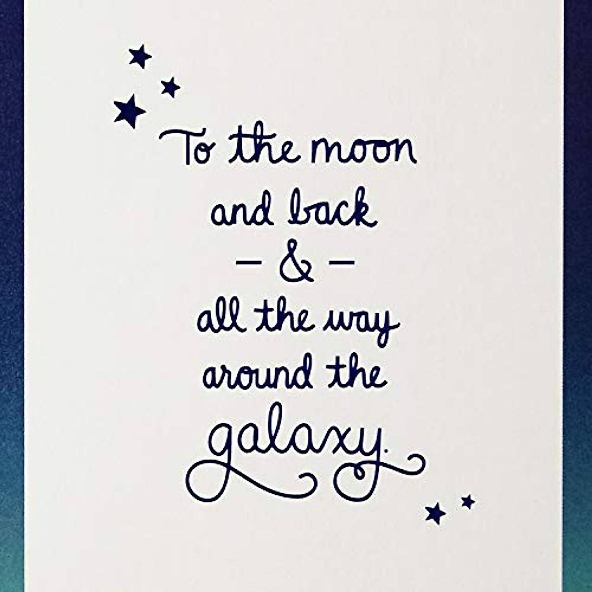 Hallmark Love Card, Love You to The Moon (Anniversary Card or Birthday Card), 499RZB1327
