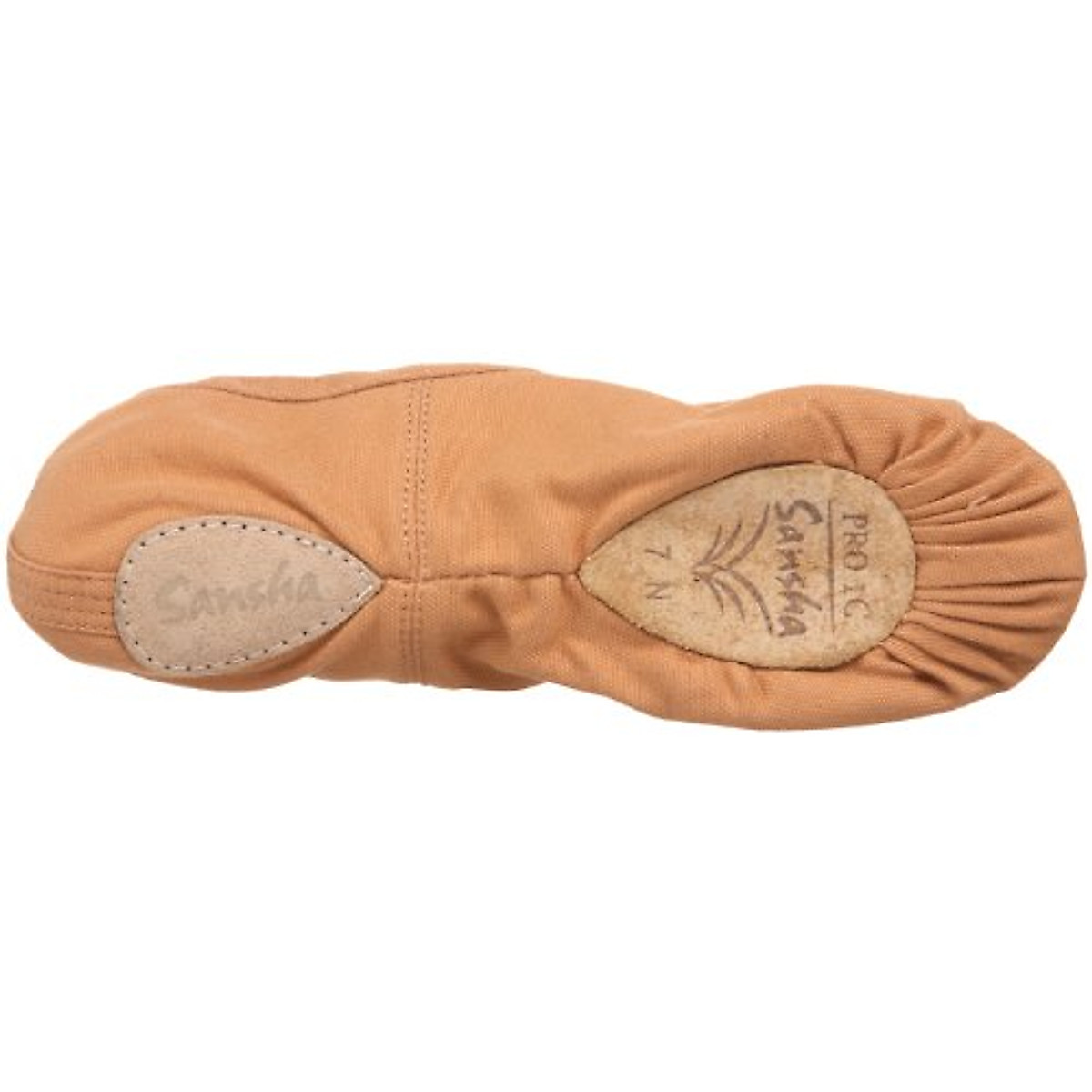 Sansha Pro 1 Canvas Ballet Slipper,Flesh,20 W (16 W US Men's)