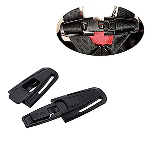 Universal Child Seat Chest Harness Clip and Baby Seat Safety Belt Clip Buckle Universal Replacement for Kids Trend Adjustable Guard(Black)