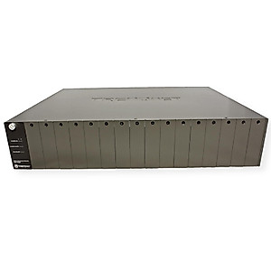TRENDnet 16-Bay Fiber Converter Chassis System, Hot Swappable, Housing for up to 16 TFC Series Media Converters, Fast Ethernet RJ45, RS-232, SNMP Management Module, Lifetime Protection, TFC-1600
