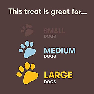Pet 'n Shape Beef Bone Dog Treats - Made & Sourced in the USA Chewz - Large, 2 Count