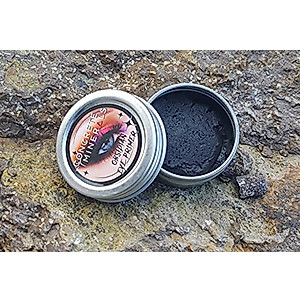 Concrete Minerals Eye Primer, Luxurious Silky-Soft Balm Formula, Longer-Lasting With No Creasing, Black Finish, 100% Vegan and Cruelty Free, Handmade in USA, 10 Grams (Obsidian)