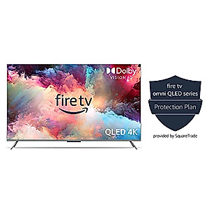 Amazon Fire TV 65" Omni QLED Series 4K UHD smart TV + 4-Year Protection Plan