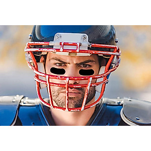 60 Pairs Eye Black Stickers for Kids - 1 White Pen Customizable Lettering Baseball and Football Eye Black Stickers - Great for Football Baseball Lacrosse Softball Fans on Game Day