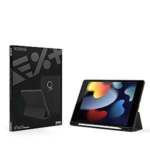 NEXT ONE Roll Case Compatible with iPad 10.2" (9th Gen), iPad 10.2" (8th Gen), iPad 10.2" (7th Gen)|Black