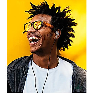 Keephifi in Ear Monitors HZSOUND Bell Rhyme Wired Earphones,15mm Driver Unit HiFi Earbuds with Clear Sound Headset,HiFi Bass Noise-Isolating Headphone for Music,Game,Sport,Audiophile(with mic)…