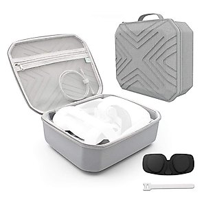 Newooh Carrying Travel Case Compatible for 2 VR Gaming Headset Shockproof Protective Carrying Case