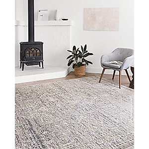 Loloi II Lucia Collection LUC-01 Grey/Sunset 9'-3" x 13'-3" Area Rug