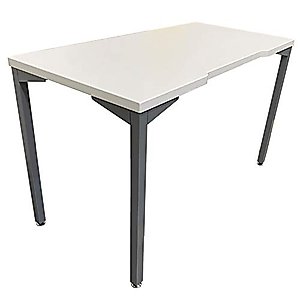 Vari QuickPro Table 48x24 (Discontinued Model) - Office Desk with Durable Laminate Finish - Easy Assembly (White)