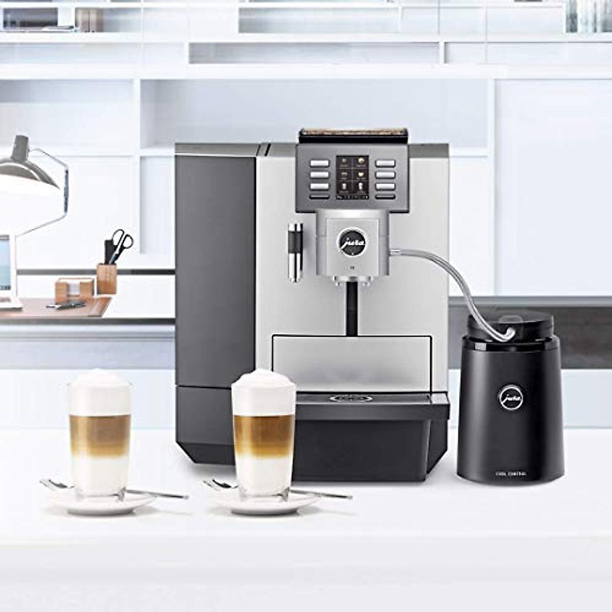 Jura X8 Platinum Automatic Espresso & Cappuccino Machine with Touch Screen