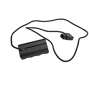 GyroVu High Power (4.5A) D-Tap to Dummy Battery 30” Straight Adapter Cable to Replace NP-F550, NP-F570, NP-F970 Sony-L Batteries to Power DCRVX2100, HDRFX1, HD1000U & HVRZ1U Cameras (V12)