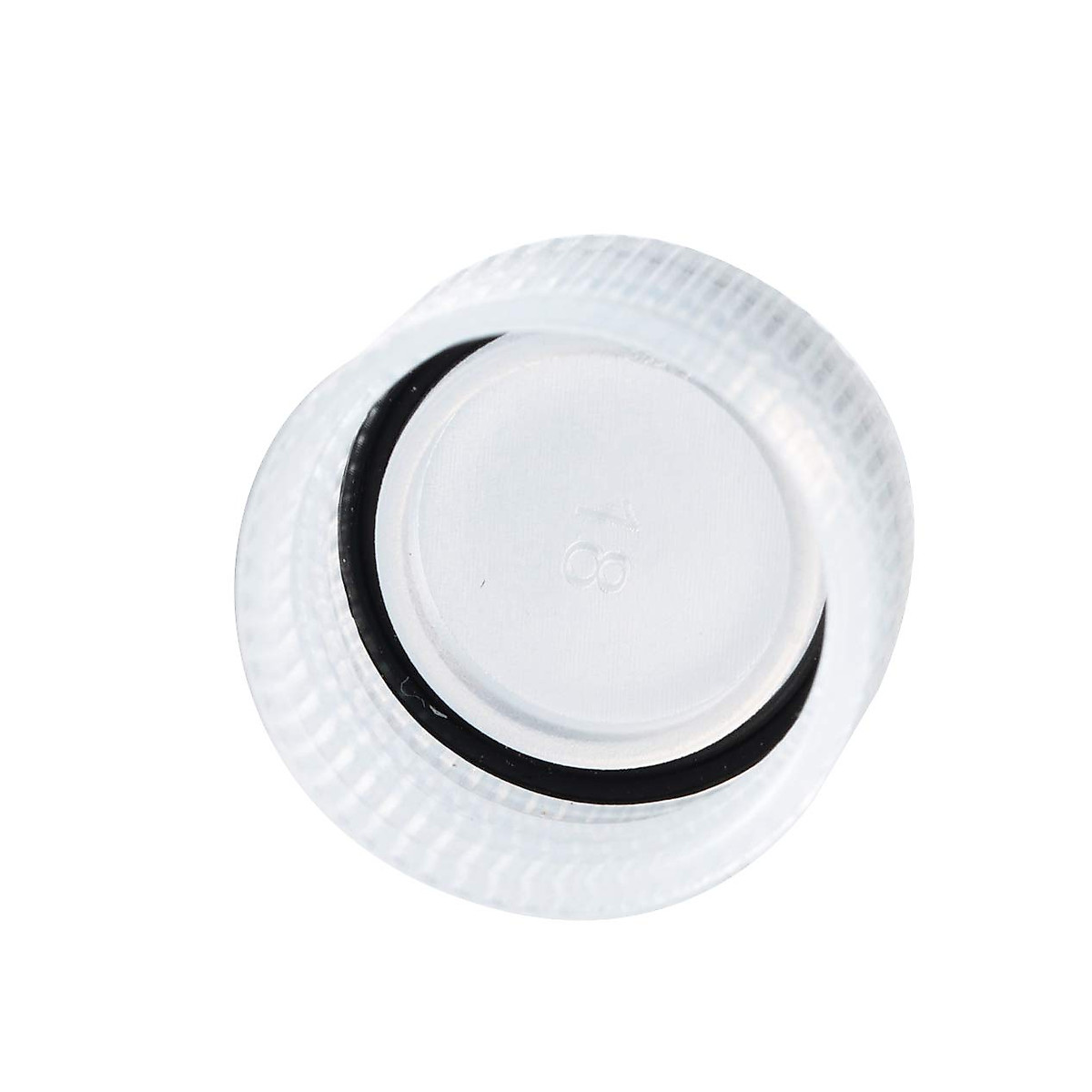 Eowpower 30 Pieces 10 ml Lab Plastic Graduated Sample Vial Storage Bottles Tube Tubes with Seal Cap Container