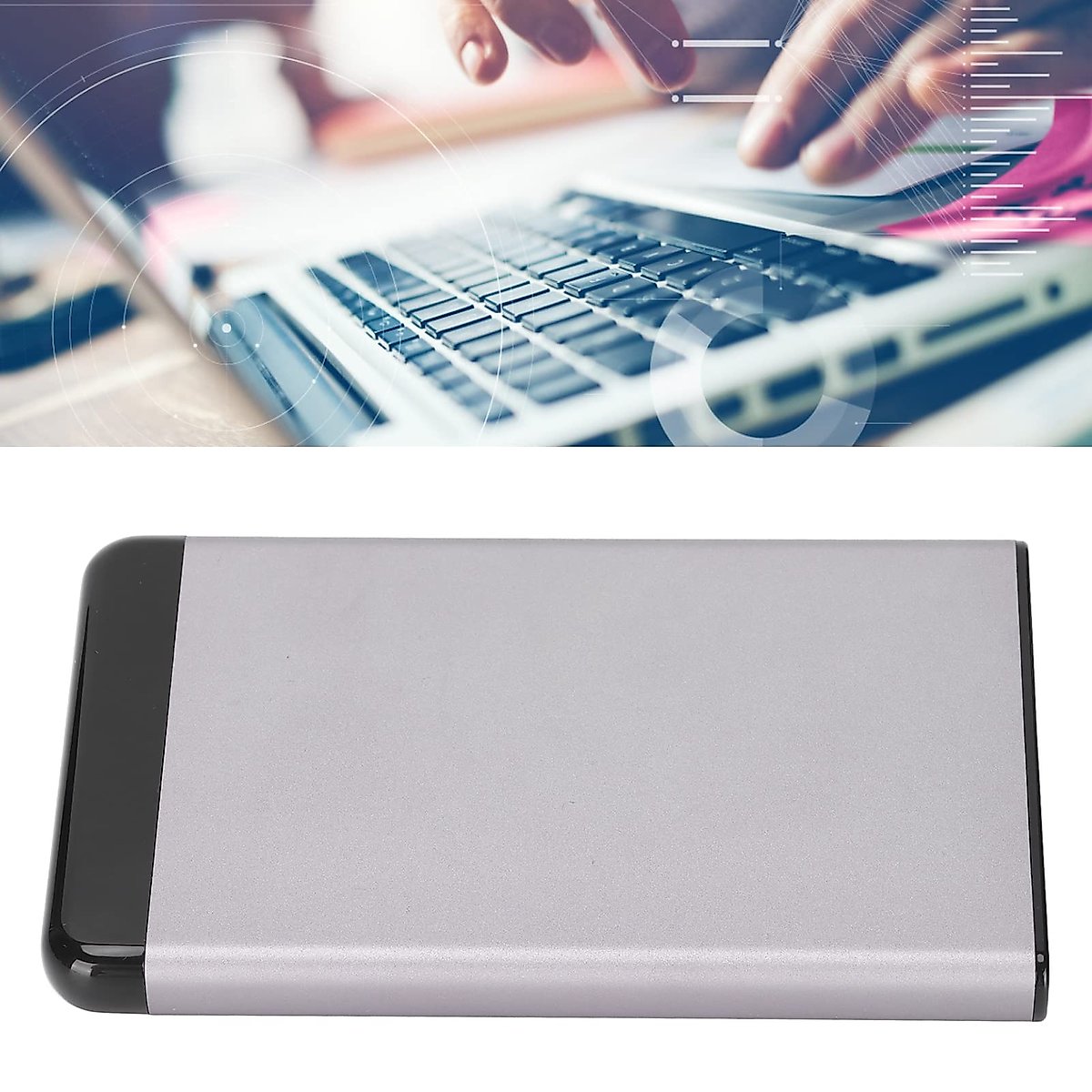 Hard Drive, External SSD Portable Metal Design for Desktop Computers for Notebooks for All in One Computers(#1)