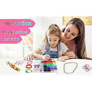 LIS HEGENSA 24 Color Pony Beads Bulk 1000 Pcs,Kandi Beads for Necklace Jewelry Making Hair Braiding,Bracelets Making Kits,Hair Bead,Bracelet Beads,Plastic Beads for Crafts Braids Girls