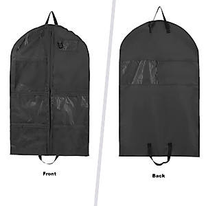 40Inch Garment Bag for Hanging Clothes, Waterproof Dance Costume Bags, Gusseted Hanging Garment Bags for Travel Storage, Kids Garment Bag, Garment Bag for Dance Competitions （Rose red-1 pack）