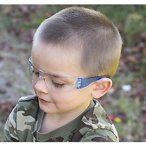 Pyramex Mini Intruder Safety Eyewear, Multi Colors / Clear-Hardcoated Lens (Pack of 12)