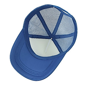 EIKOU Gravity Falls Mabel's Hat Pink Dipper's Hat Pink Dipper Aqua Blue Pine Hat Embroidered【Come with The Necklace】 (Blue)