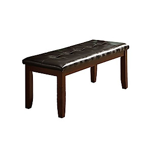 Milton Greens Stars Alicante Bench, 48 by 17 by 19-Inch, Dark Brown