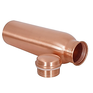 AUNERCART Pure Copper Water Bottle 32 oz Pitcher Sport Fitness Yoga Leak Proof Vessel Yoga Gym Sports Bottle