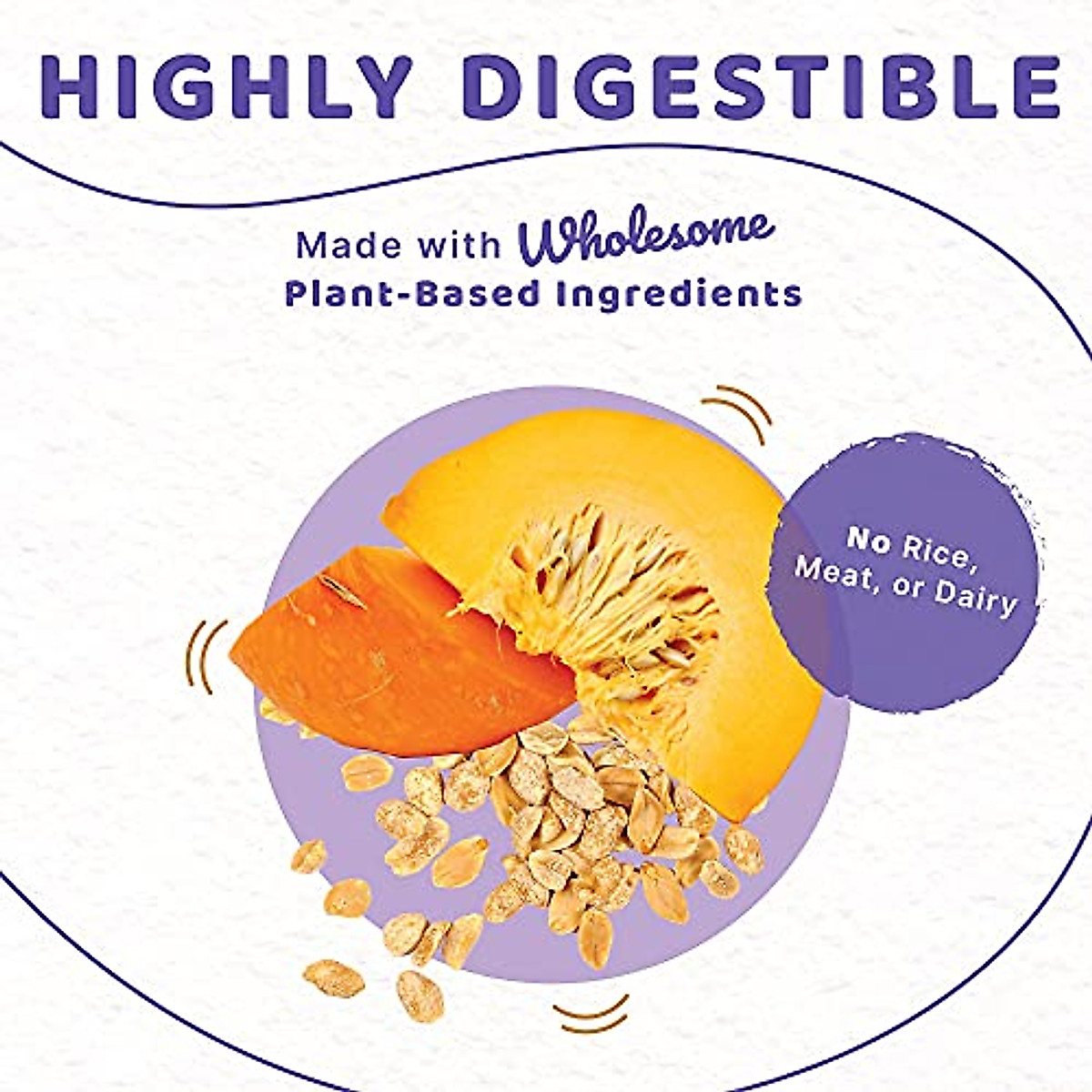 Halo Garden of Vegan Dog Treats, Training Treats for Dogs, Peanut N' Pumpkin 8oz Bag