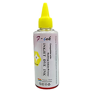 F-ink 5 Bottles Ink and Ink Refill Kits Compatible with Hp Inkjet Ink Cartridges 67XL 662XL 664XL 60XL 61XL 62XL 63XL 64XL 65XL 92XL 94XL 901XL-Ink Tools for Reuse The Cartridge