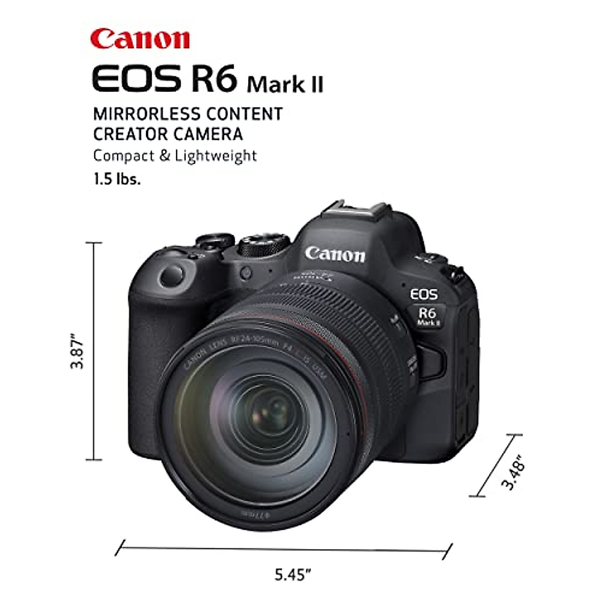 Canon EOS R6 Mark II RF24-105mm F4 L is USM KIT