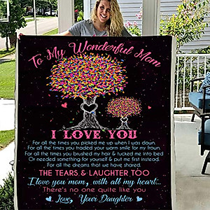 Luxurious 'to My Mother' Throw Sherpa Blanket - Ideal Gift for Birthdays, Holidays & Special Occasions