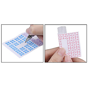 Lip Balm Container Tubes - 50-Pack - DIY - Transparent- 3/16 Oz (5.5 ml) - Including 50 Writeable & 50 Printed Lip Balm Stickers - Twist Mechanism and a Cap - Empty